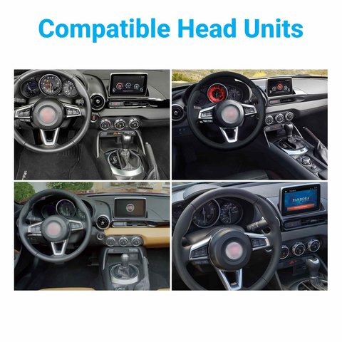 Fiat 124 Spider Abarth Classica Lusso Rally Reverse Camera Kit With 28 ...